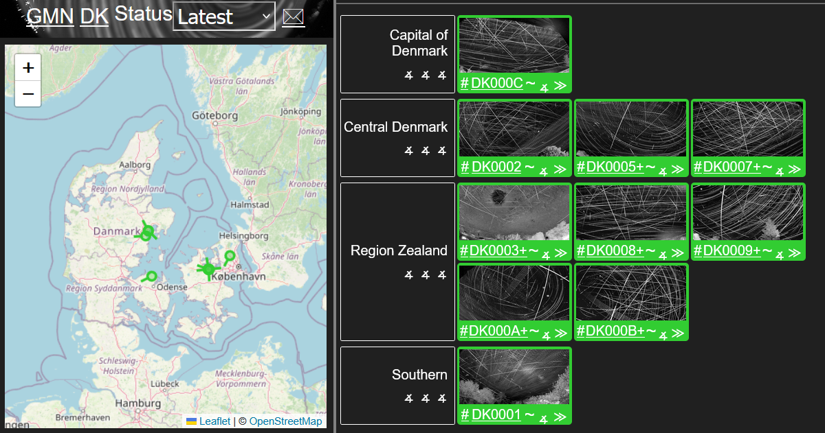 Nordic Meteor Network Camera Station Maps – Nordic Meteor Network